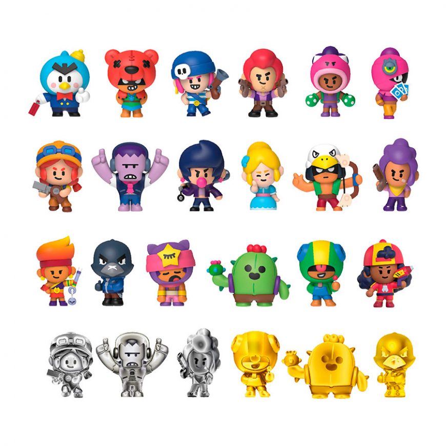 Brawl Stars Pack 1 Figura En Caja Sorpresa Bizak